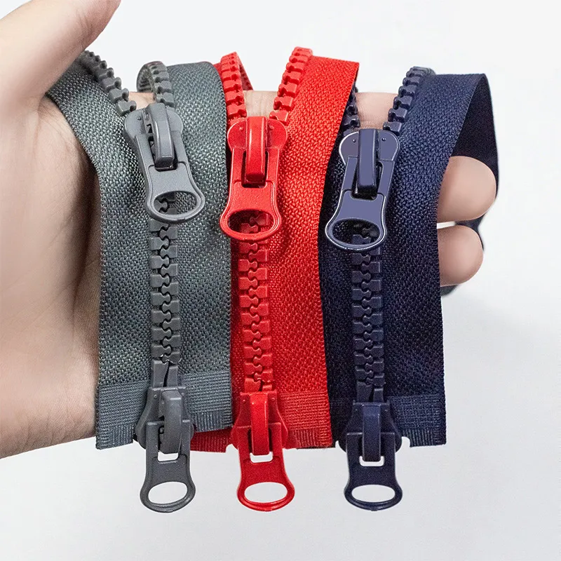 YKK Heavy Duty Zipper YKK Heavy Duty Open-End Zipper #5 - Black Plastic ...