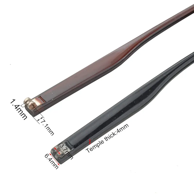 DHgate.com:20pcsPC Glasses Temples, Black/Brown PC002 Eyeglass Temples:Fashion Accessories