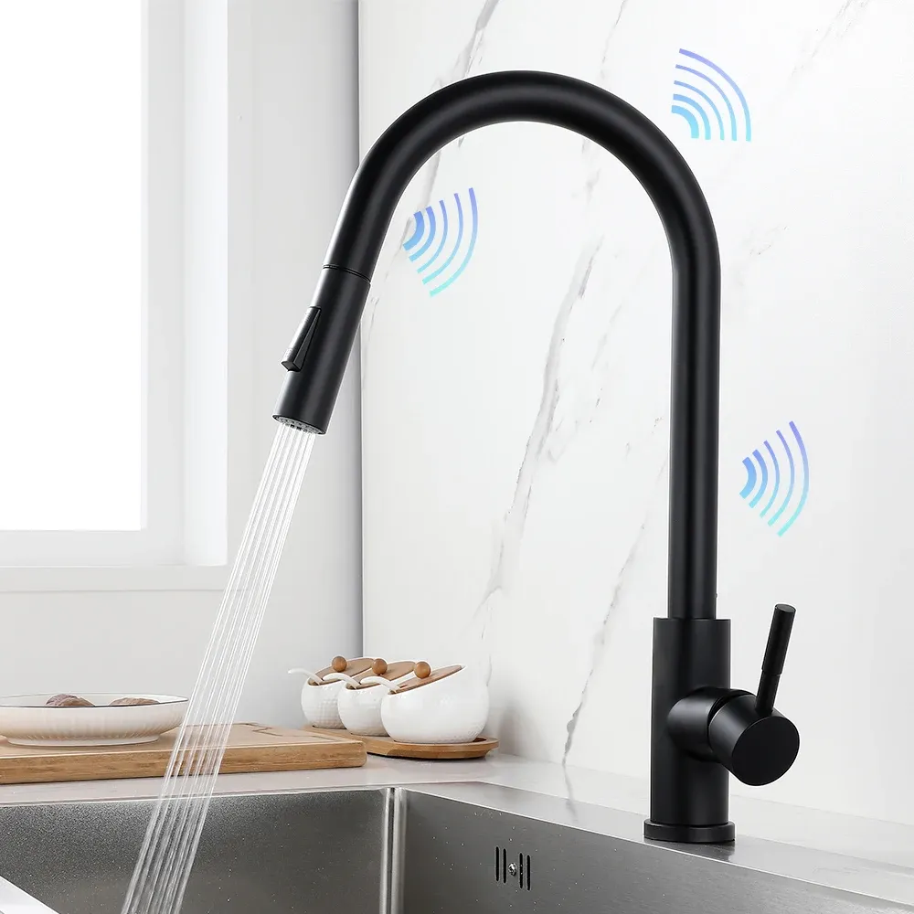Touch Sensor Kitchen Faucet with Rotating Spout for Sink Mixer KH-1015 ...