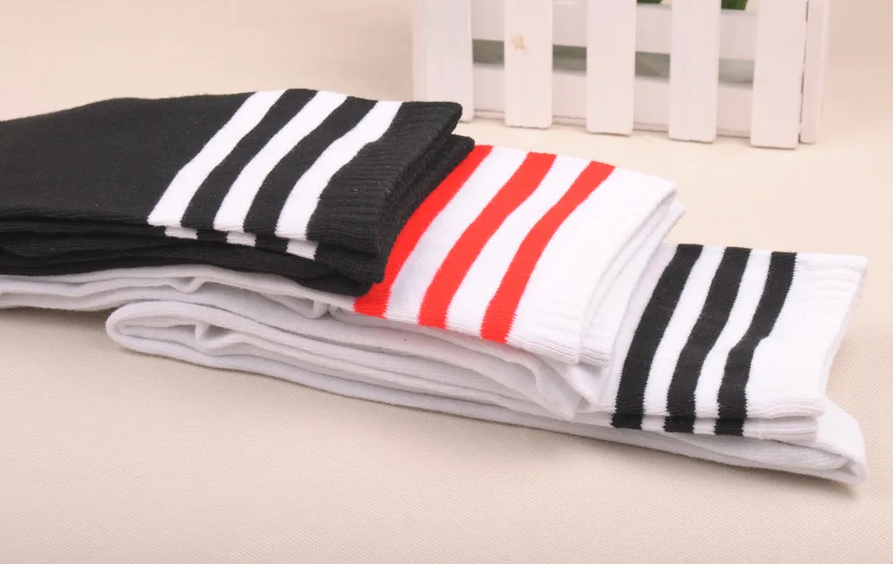 2024Striped Over-the-Knee Thigh High Socks, Women's Cotton Blend Soft ...