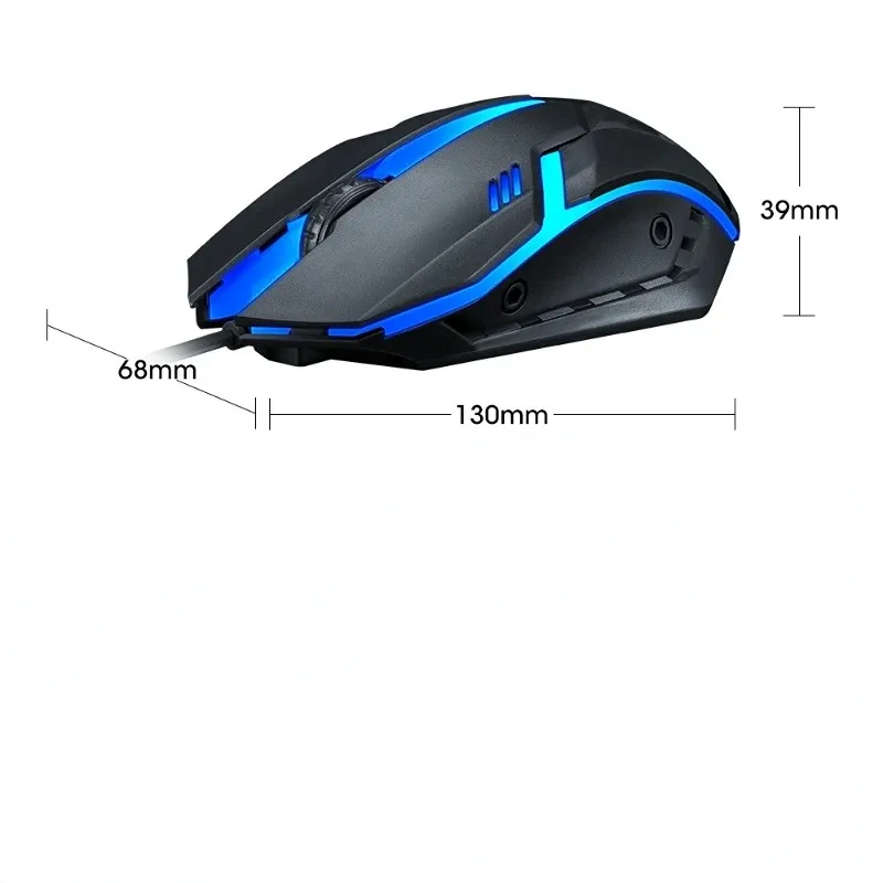 DHgate.com:Yelandar M20 RGB Gaming Mouse: 3000 DPI, Ergonomic LED ...