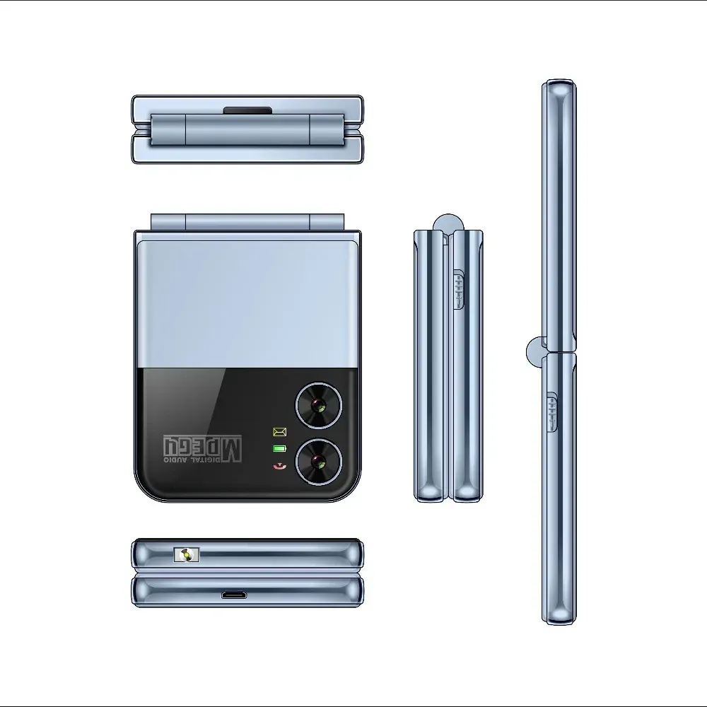 Flilo4 2.6 Flip Phone Quad SIM, MP3 Player, Magic Voice, Speed Dial ...