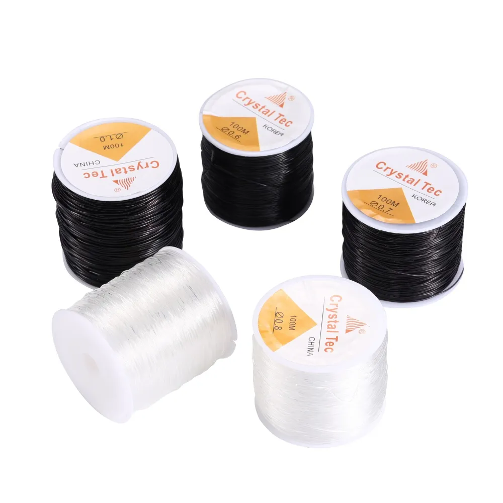 60m 196.85 ft Elastic Beading Thread for Jewelry Making DIY Beading ...