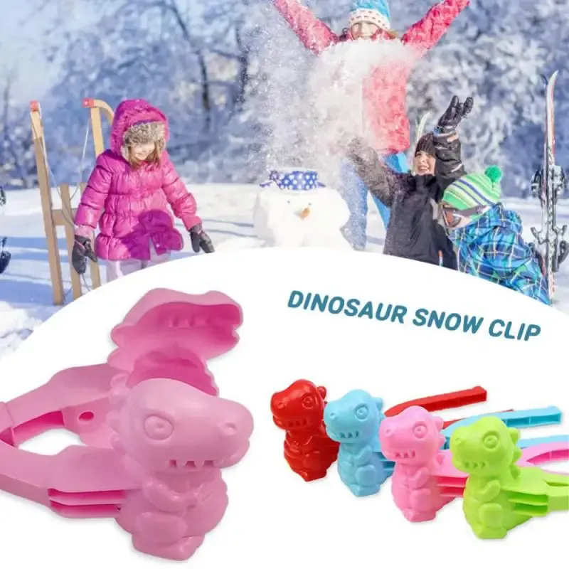 DHgate.com:Cute Dinosaur Snowball Clip Set - 6-Piece Winter Snowball ...