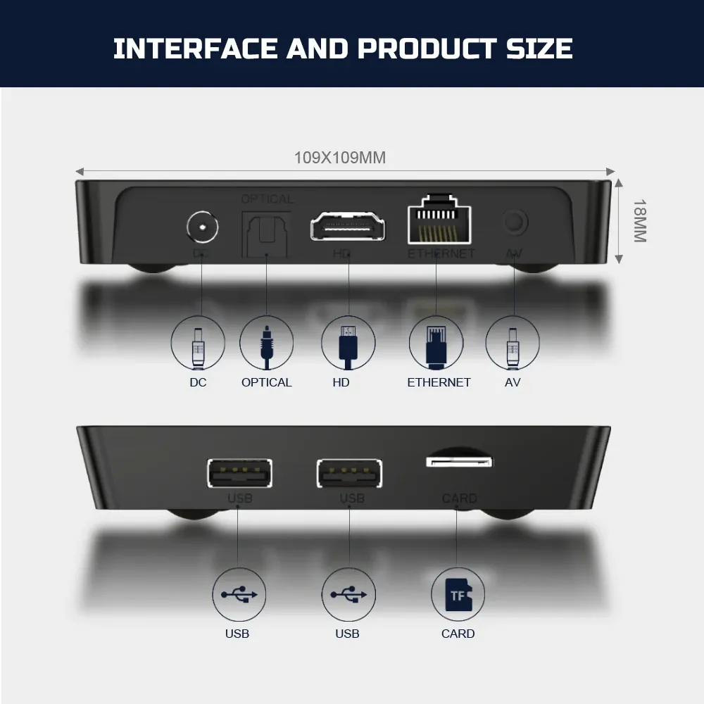 X96Q PRO Allwinner H313 Android 10 Smart TV Box 2GB RAM 16GB Storage ...