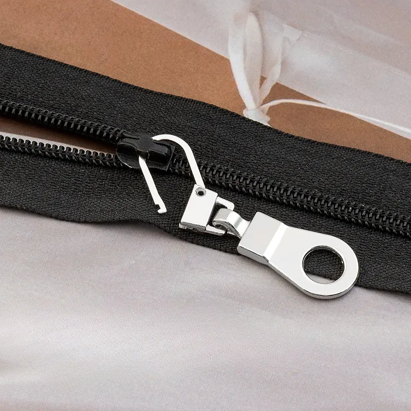 UpgradedMetal Zipper Pull Tab, 5/Silver Detachable Zipper Slider for ...