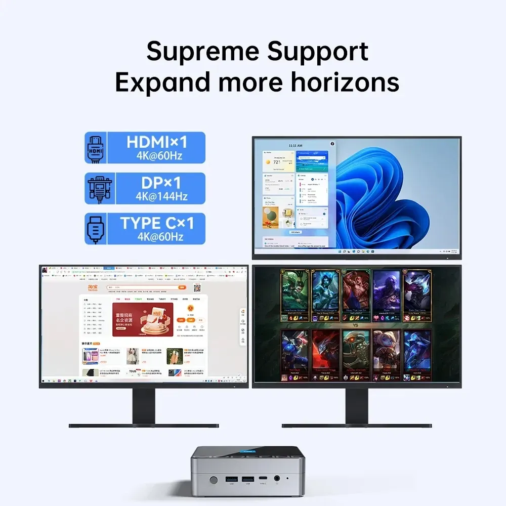 Intel I9 Mini PC: MoreFine M9S N100 12e Gen DDR5 Gaming Computer Van ƒ644.96 | DHgate