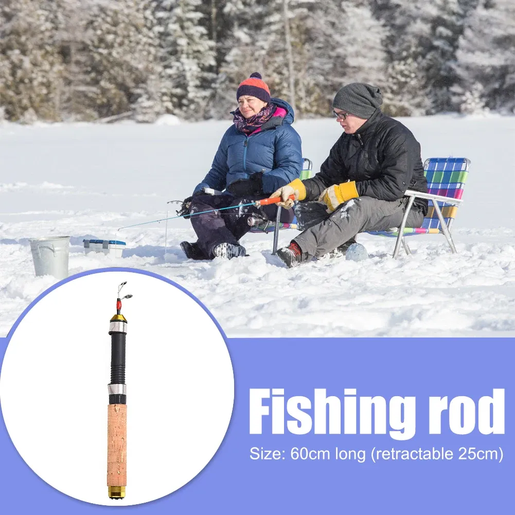 DHgate.com:3-Section Telescopic Shrimp Fishing Rod Portable Winter Ice ...
