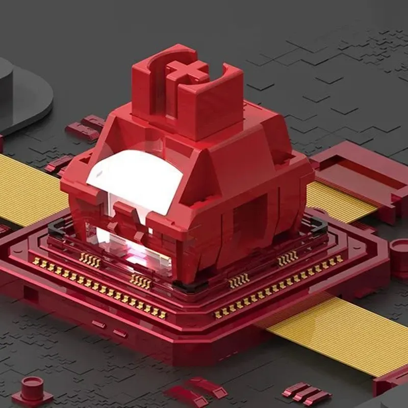 TTC Flame Red V2 shift keyboard Linear Switch - Extended Dust Proof ...