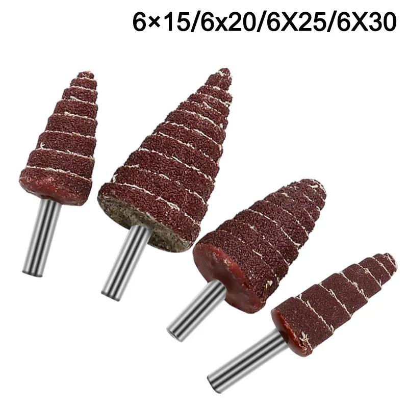 80 Grit Tapered Cone Sandpaper Flap Wheels - Versatile Power Tool ...