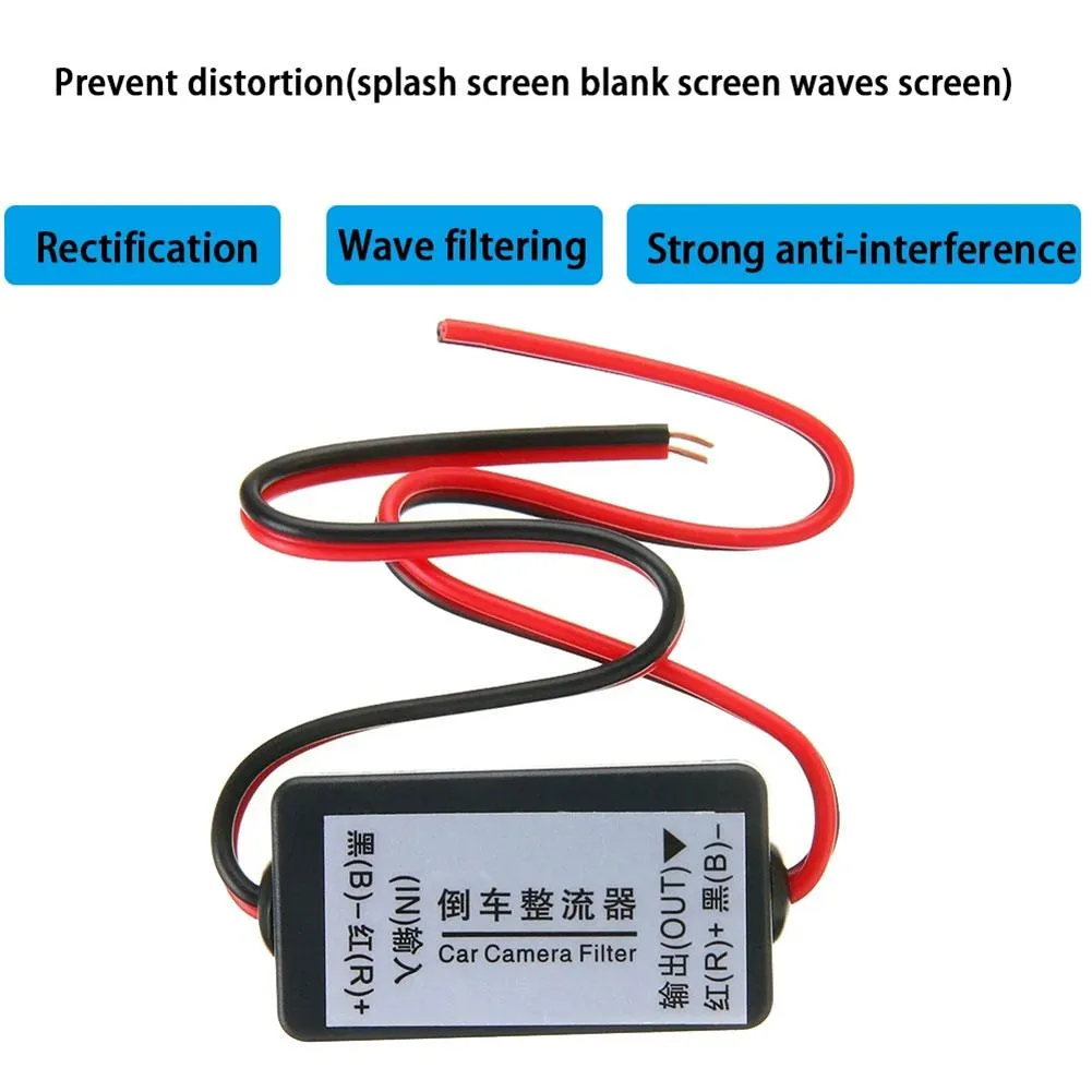 12V DC Power Capacitor Multimeter Filter Rectifier For Car Rear View ...