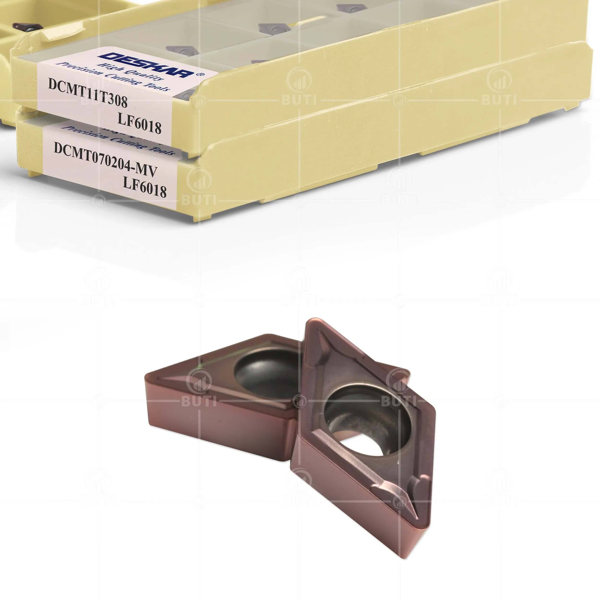 DESKAR 100% Original DCMT070204 DCMT070208 MV DCMT11T304 DCMT11T308 LF6018 CNC Lathe Cutter ...