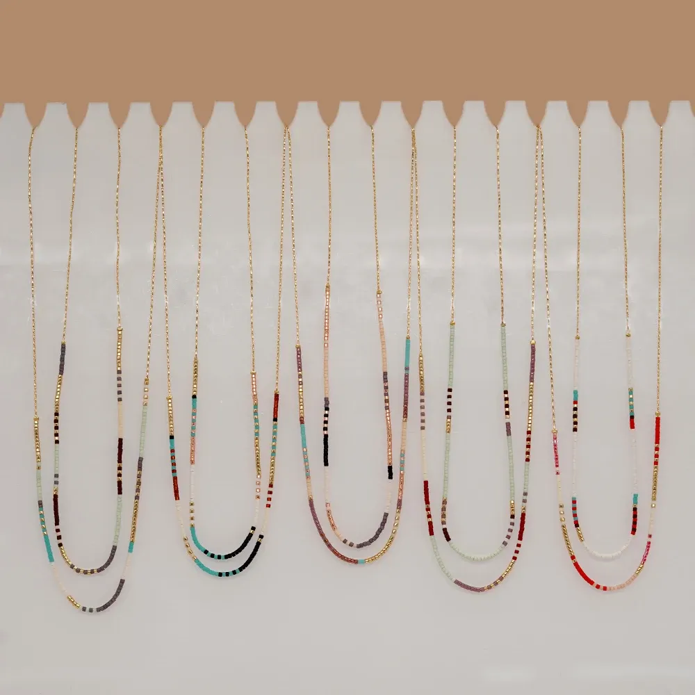 Go2boho Multicolored Beaded Necklace Handmade... From Ddmyfriend, $37. ...