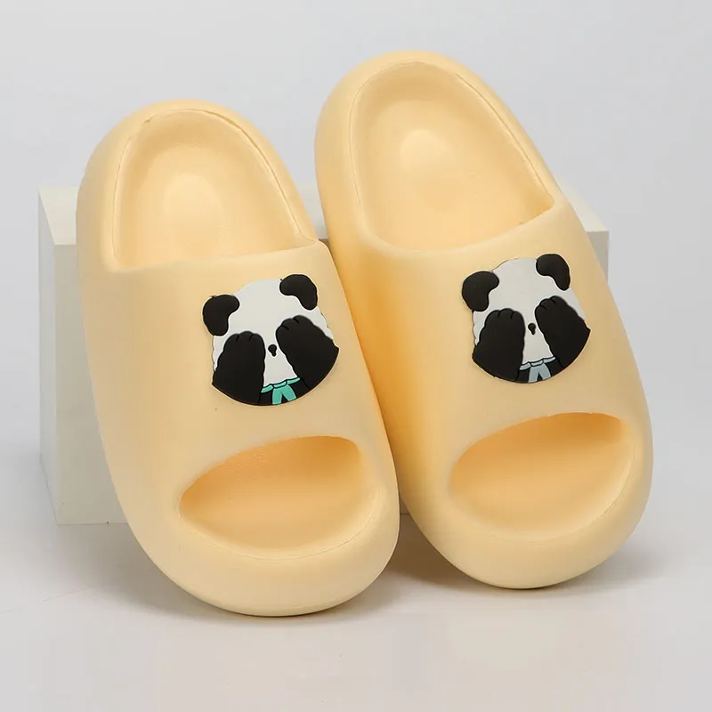 Rimocy Cartoon Panda Slides For Women Thick Bottom, Soft Platform, EVA ...