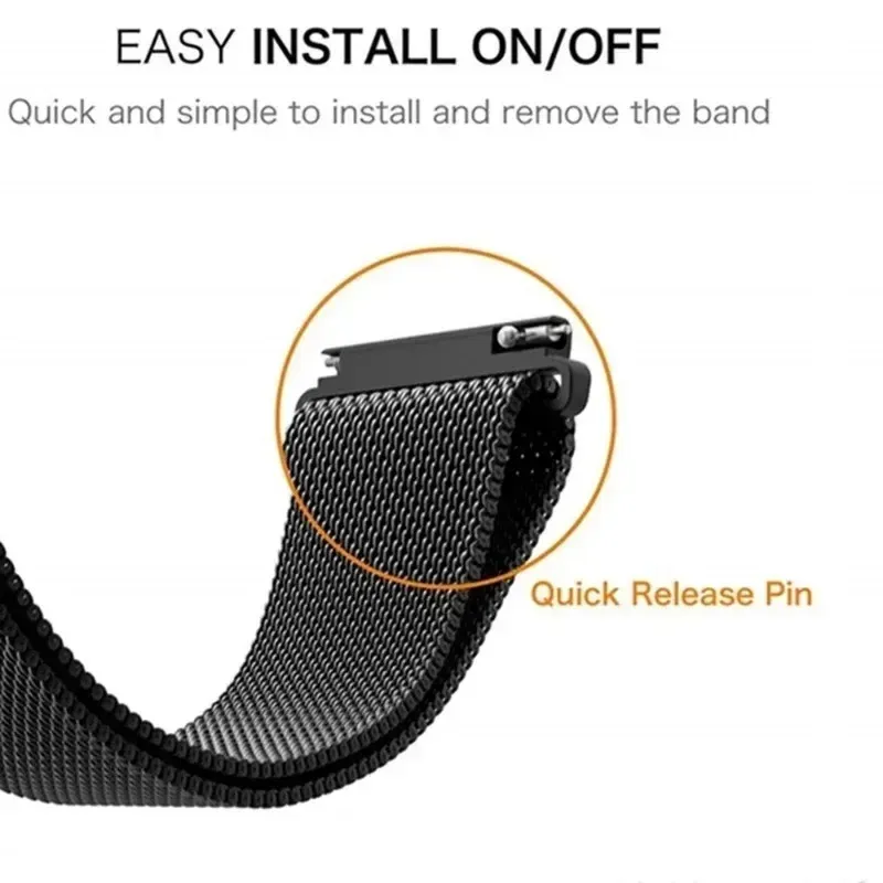 DHgate.com:Premium Milanese Loop Stainless Steel Watch Band for Garmin ...