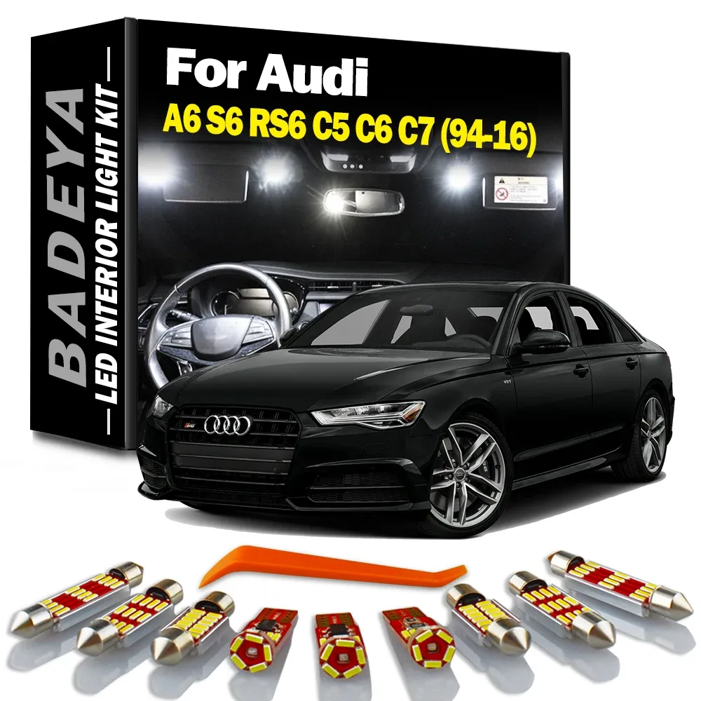 Audi A6 S6 RS6 C5 C6 C7 1994-2024 LED Interior Light Kit, Indoor Map ...