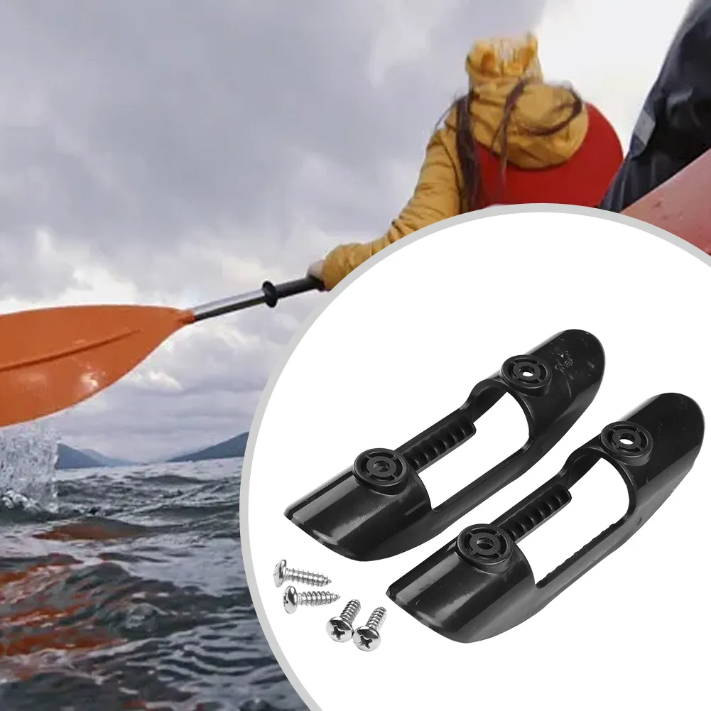 2-Pack Black Deck Mount Paddle Buckle Clips - Secure Paddle Holder for ...