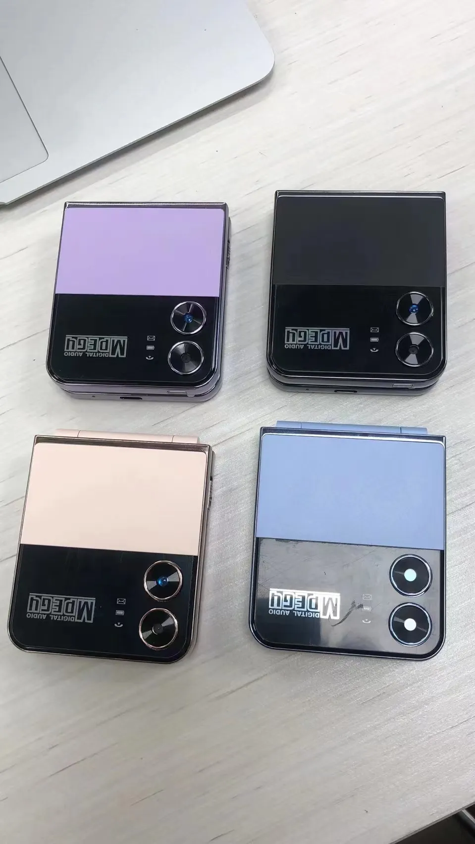 Foldable Quad Sim Phone - 2.6 Flip Cellphone for Seniors, Magic Voice ...