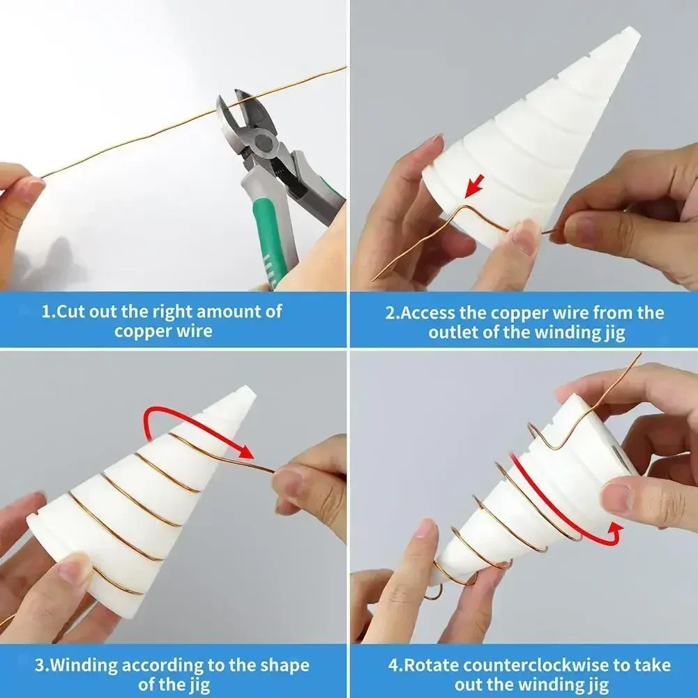 Fibonacci Coil Electroculture Jig: Essential Copper Wire Antenna Jigs ...