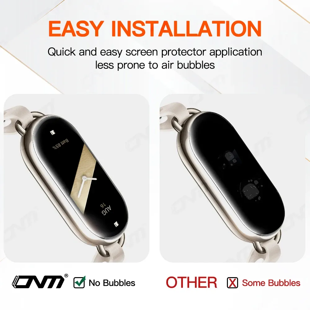 DHgate.com:3D Curved Full Screen Protector Film for Xiaomi Mi Band 8 7 Pro 6 5 4, Tempered Glass ...