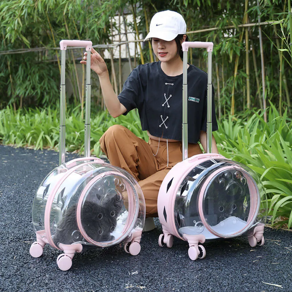 DHgate.com:Portable Pet Trolley Case for Small Dogs, Double Shoulder ...