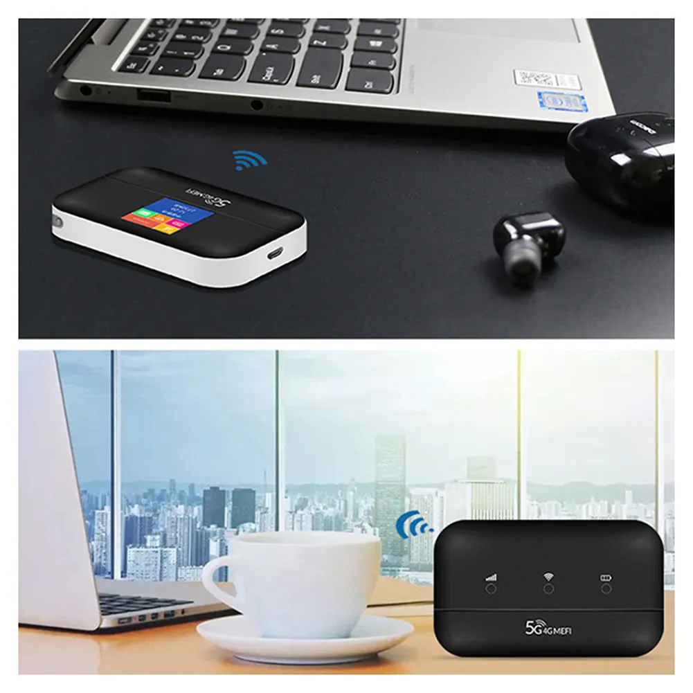 2024 Portable WiFi Router, 150Mbps Pocket Hotspot, 3000mAh Battery ...