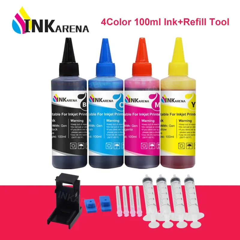 DHgate.com:2024 INKARENA Printer Ink Refill Kits Compatible with HP 21 ...