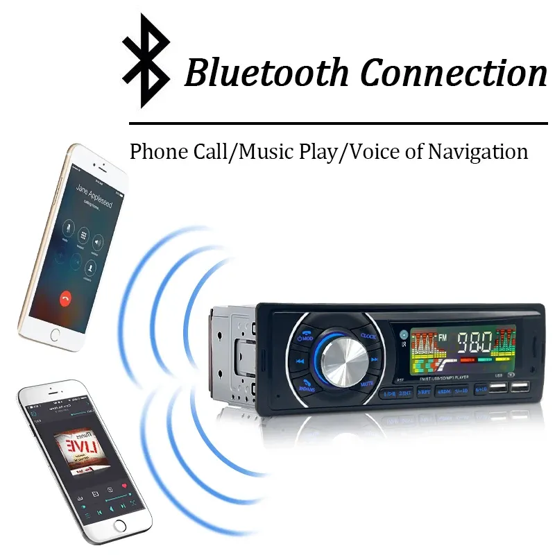 DHgate.com:Bluetooth Car Stereo Receiver, 1Din Car Radio MP3 Player ...