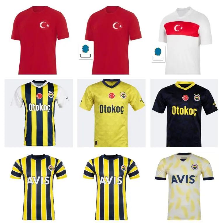 Turkye Soccer Jerseys For Men Featuring HAKAN SUKUR, CALHANOGLU, YILDIZ ...