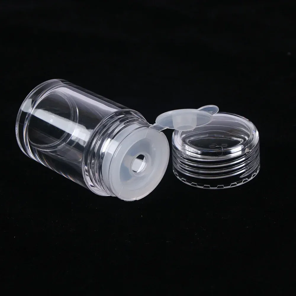 DHgate.com:5-Pack Clear Cosmetic Sifter Jars, 10ml Mini Empty Bottles ...