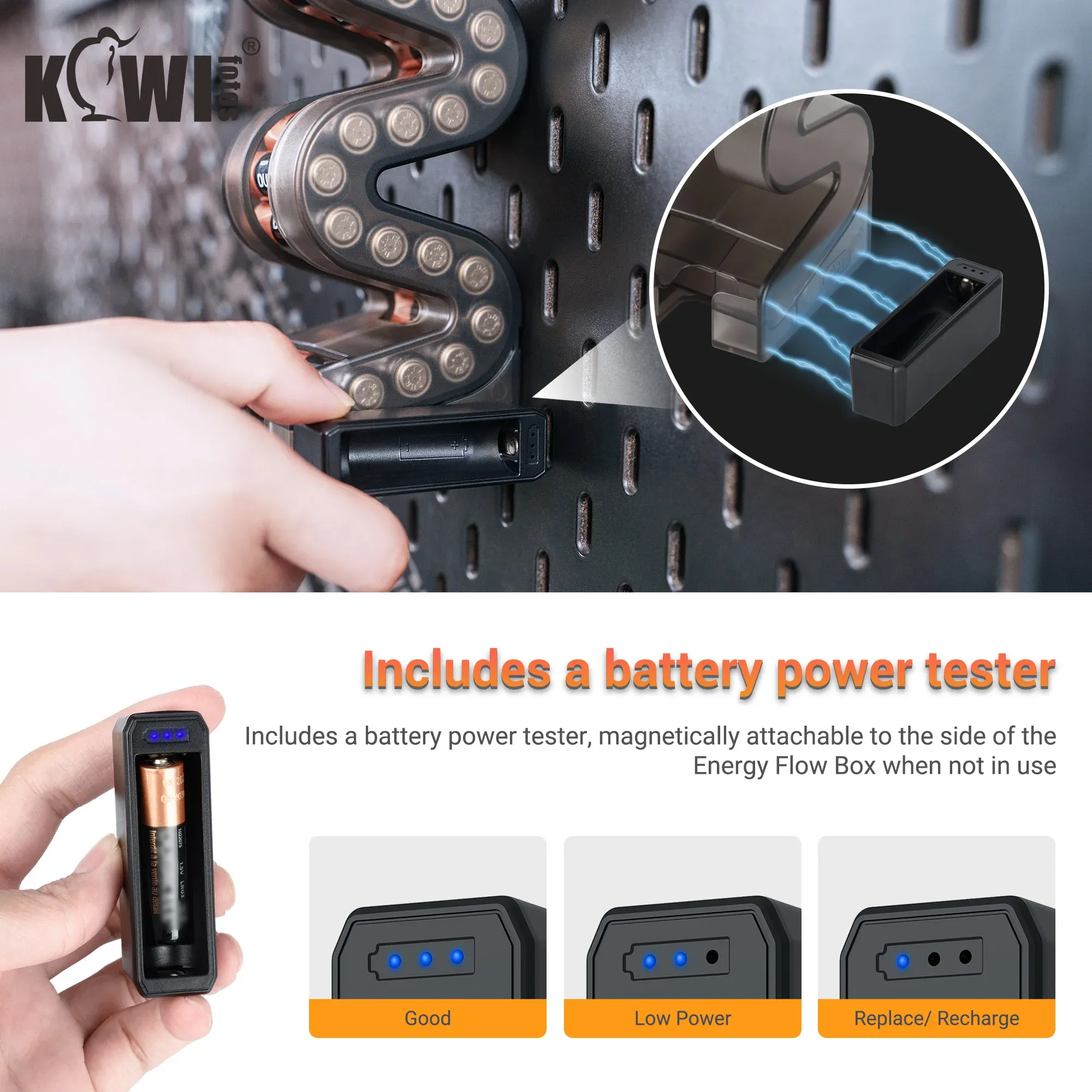 Clear Battery Storage: Vertical Holder Case for AA & AAA Batteries 35 ...