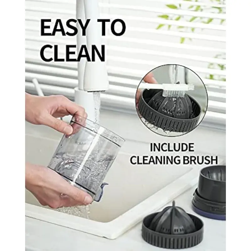 Electric Juicer Rechargeable Portable Citrus Juicer Machine with USB ...