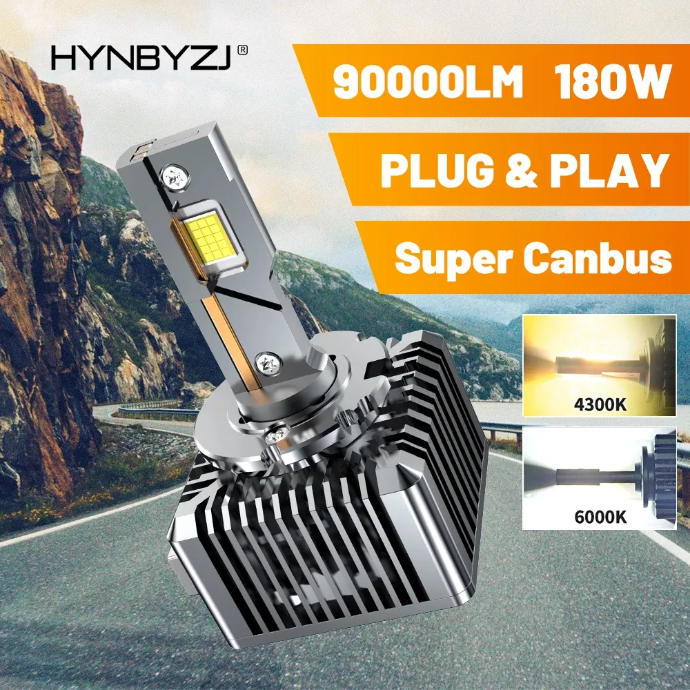 DHgate.com:4300K/6000K/8000K LED Headlights D1S HID D3S D2S D1R D2R D3R ...