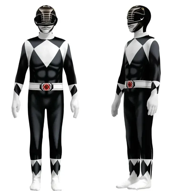Samurai Sentai Shinkenger Rangers black latex jumpsuit for Kids and ...
