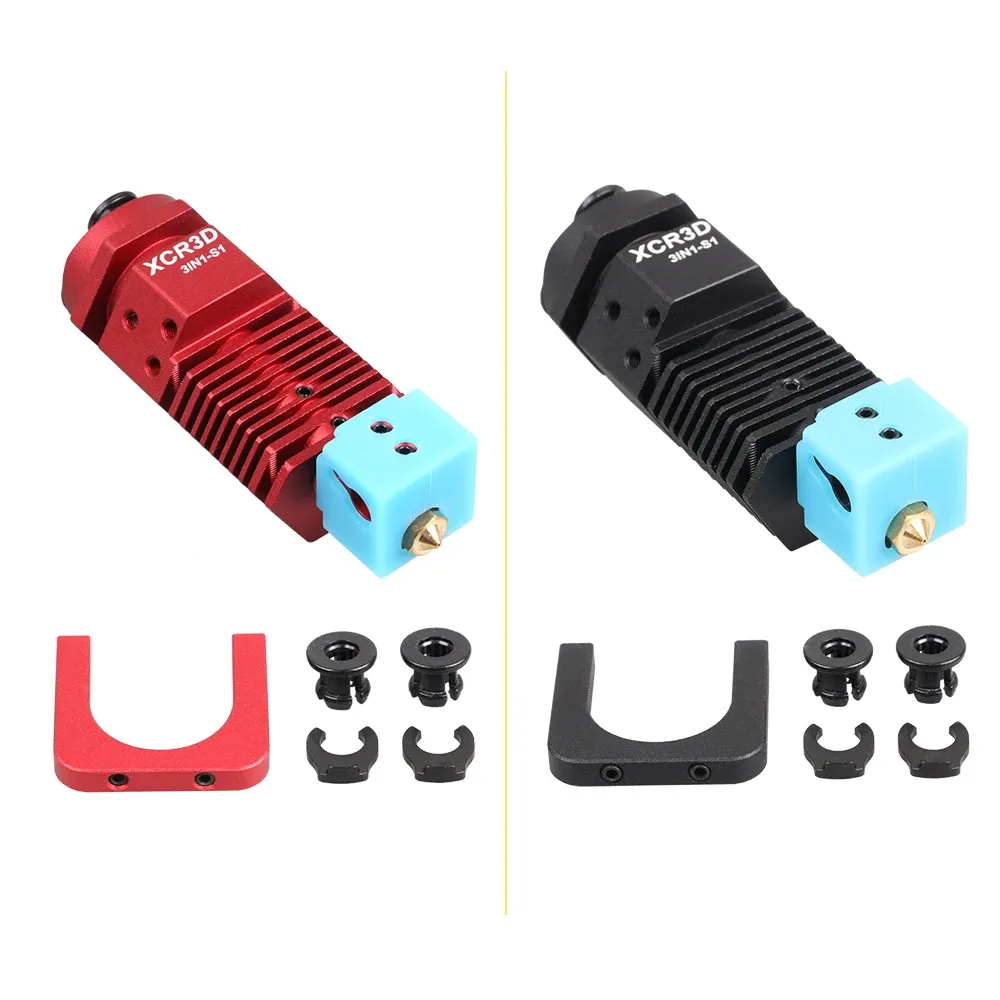 3 in 1 out 3D Printer Hotend Kit - Efficient Color Switching, 0.4mm/1 ...