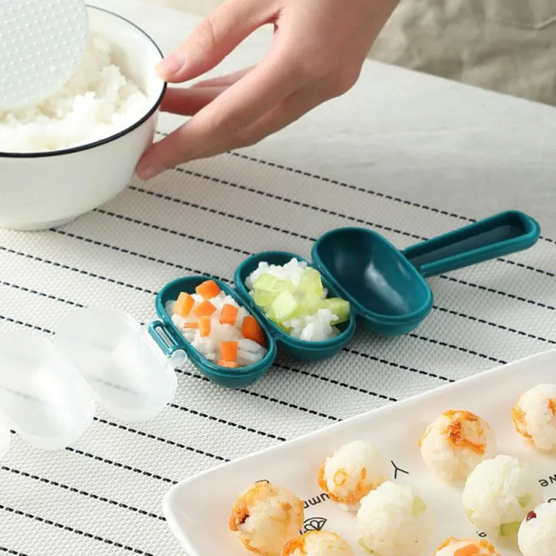 Rice Ball Maker, Rice Roll Shaker, Lunch Maker Mould, Onigiri Mold, DIY ...