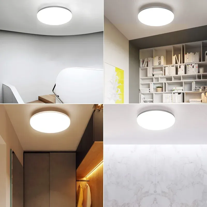 UFO LED Ceiling Light Fixture - 220V/110V, 48W/36W/24W, Hanging Lamp ...