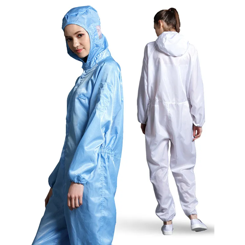 Unisex Dust-Proof Coveralls: One-Piece Workwear for Cleanroom & Paint ...
