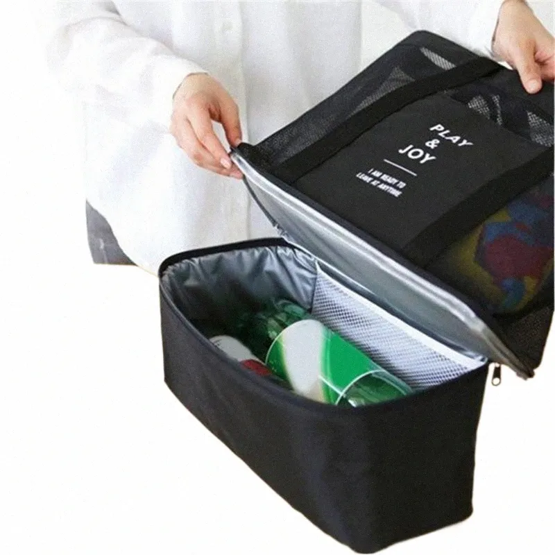 Large Double Layer Heat Resistant Mesh Tote Bag For Women Ideal For ...