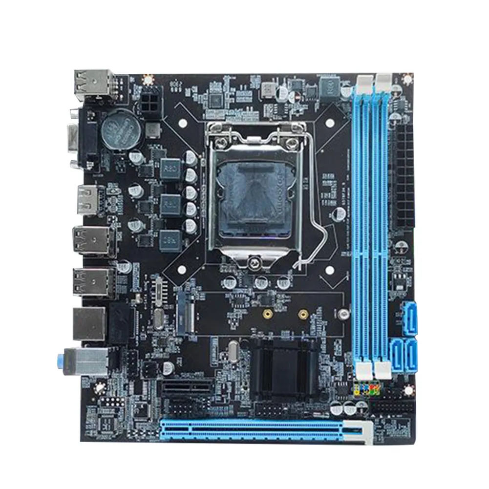 H61 LGA1155 Motherboard For Intel I3/I5/I7 CPUs, Supports 2x DDR3, 4x ...