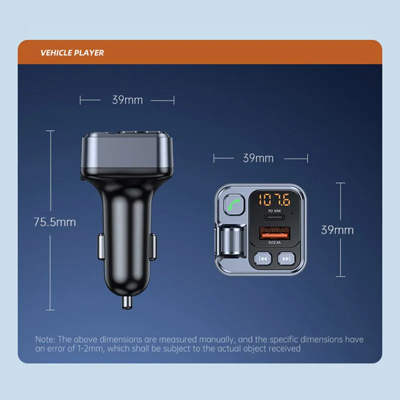 FM Transmitter Car MP3 Player With Bluetooth... From Ddmyday, $33.82 ...