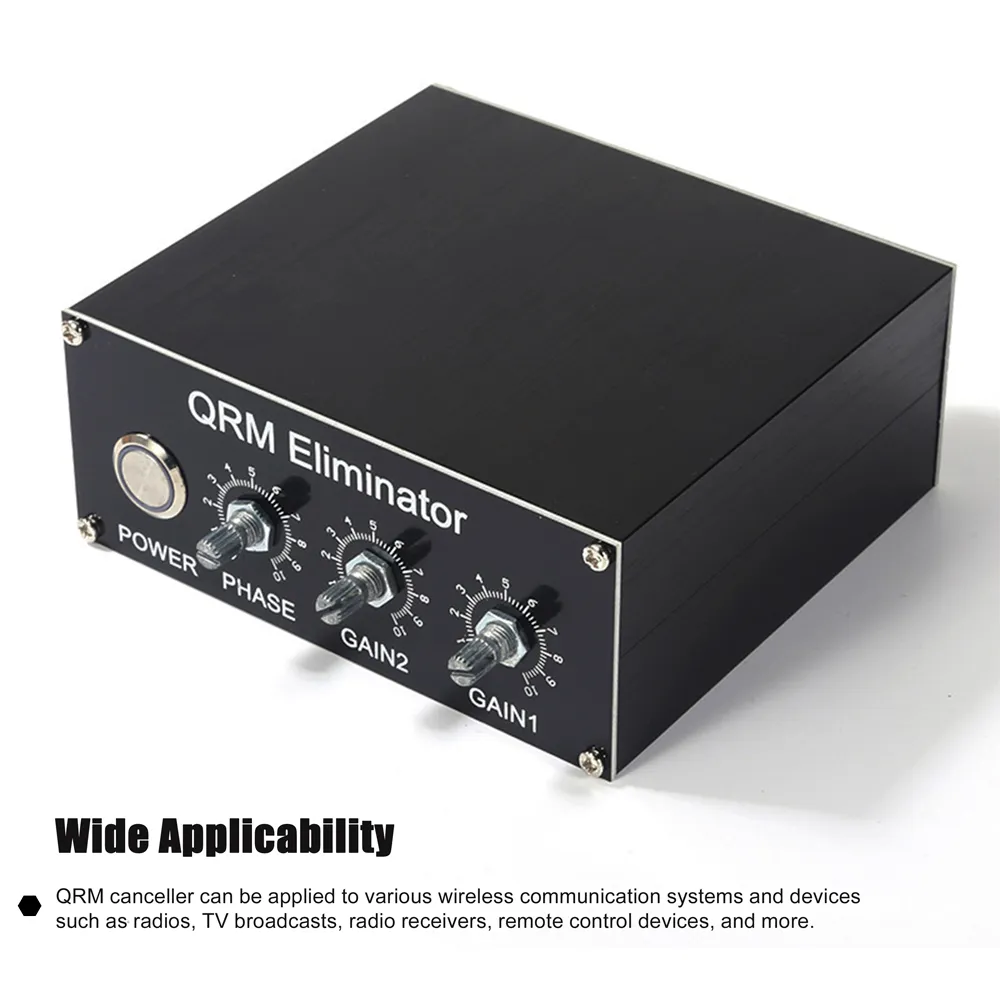Aluminum Alloy QRM Eliminator With PTT Control For 1 30 MHz HF Band Radio Professional X Inter ...