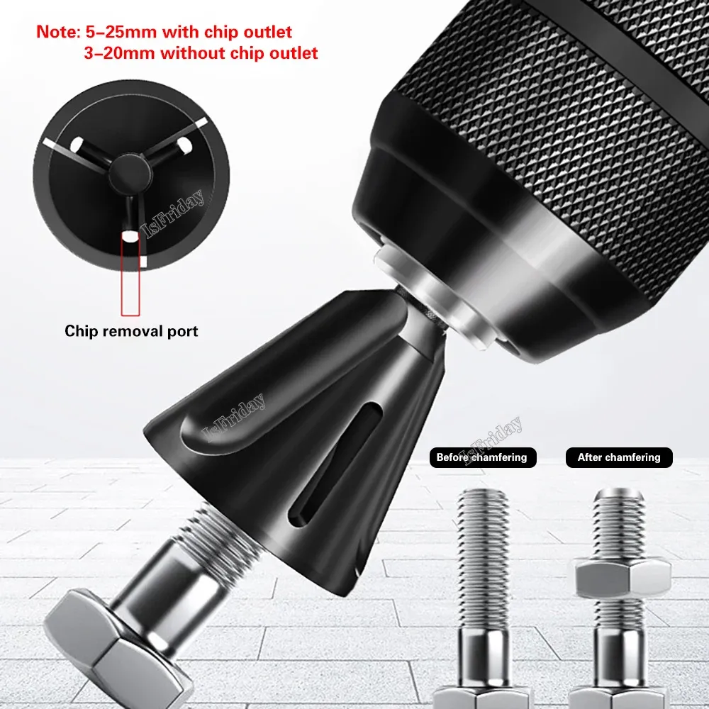 DHgate.com:Tungsten Steel Deburring Tool, External Chamfer Drill Bit ...