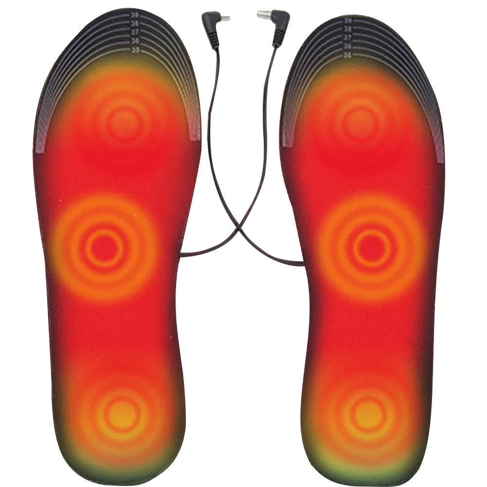 Electric Heated Shoe Insoles USB Powered Rechargeable Heating Pads for ...