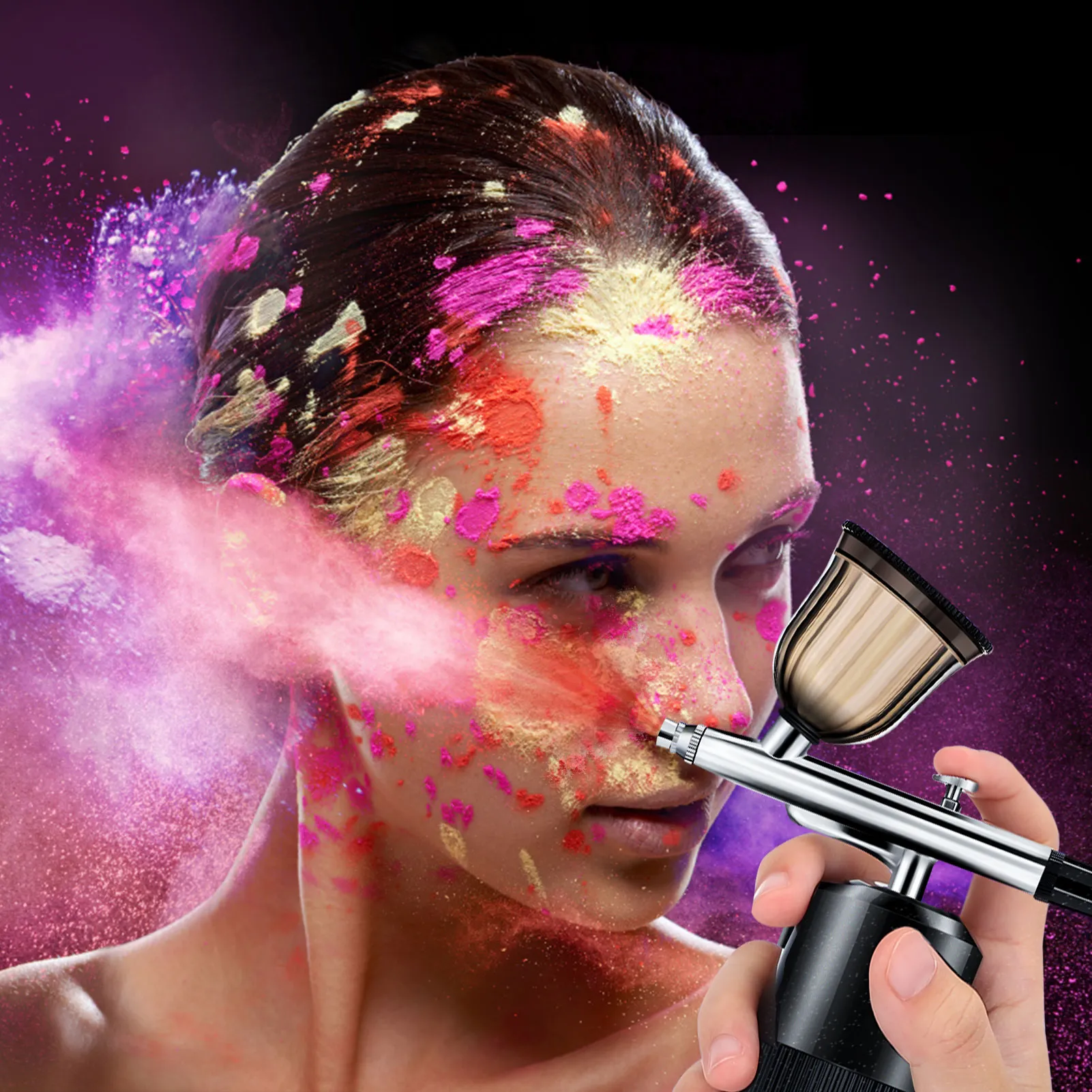 DHgate.com:Airbrush Nail Kit: Professional Compressor Air Brush Set for ...