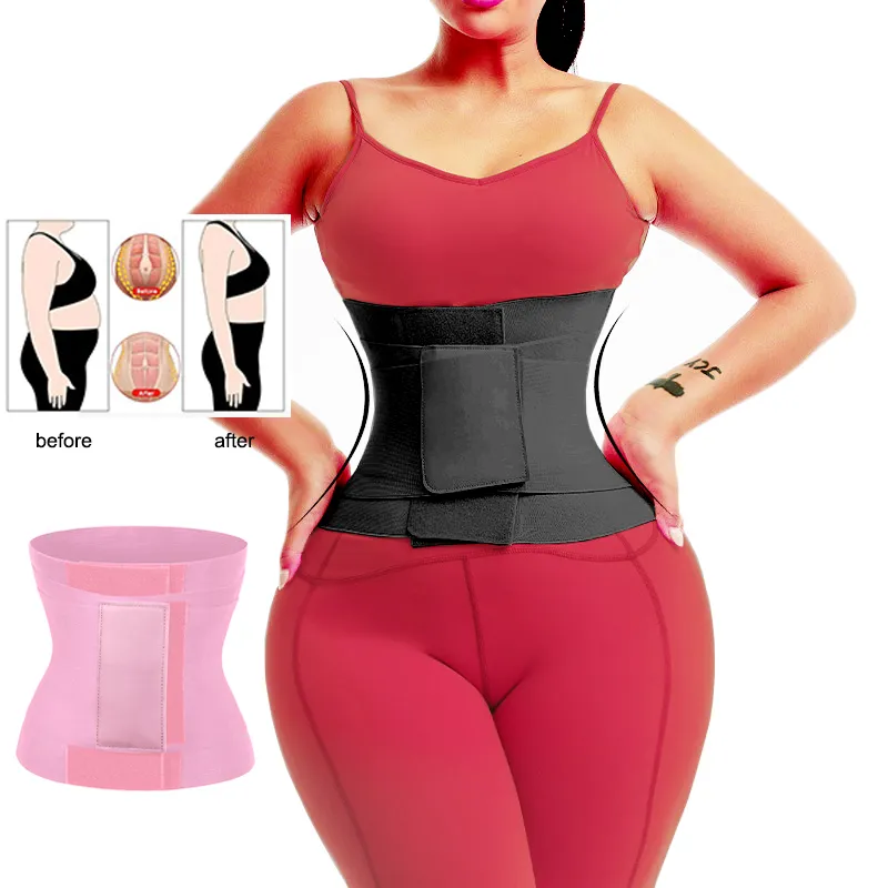 Slimming Waist Trainer Corset - Adjustable Tummy Control Body Shaper ...