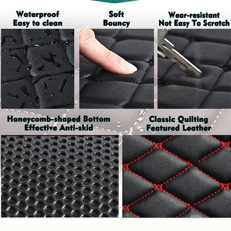 MG4 EV MG Mulan EH32 2024 Luxury Car Mats - Leather Floor Carpet with ...