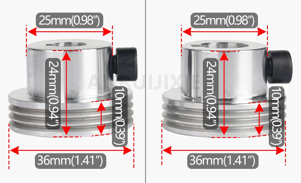 Metal synchronous belt pulley 150J for WM210V BHC210 HS210 JY210V ...