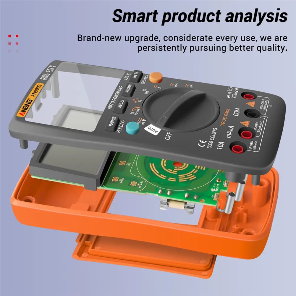 Bluetooth-Compatible Digital Multimeter for AC/DC Voltage Measurement ...
