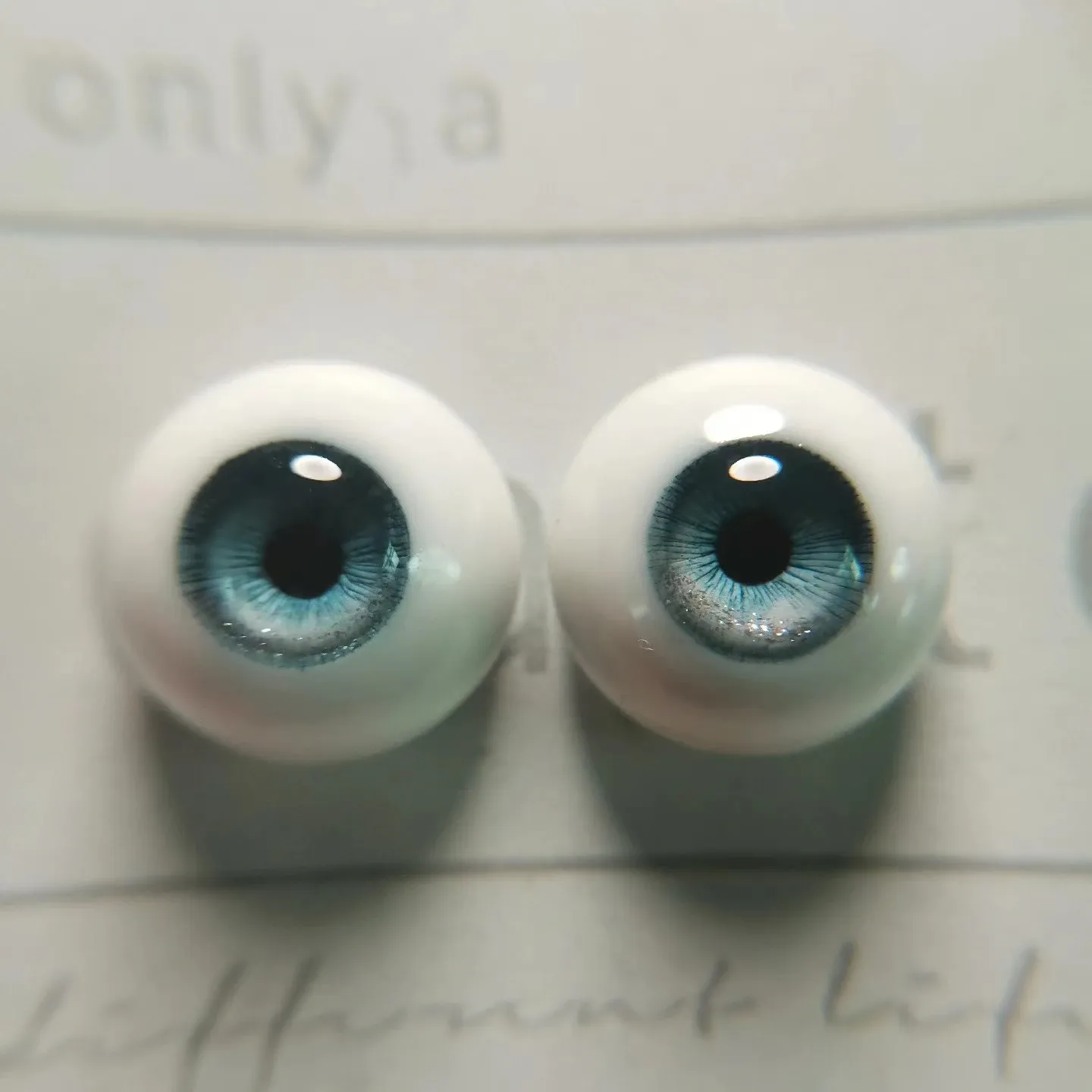 DHgate.com:10-18mm Blue Resin DIY Doll Eyes | Glassy Eyeballs for 1/3-1 ...